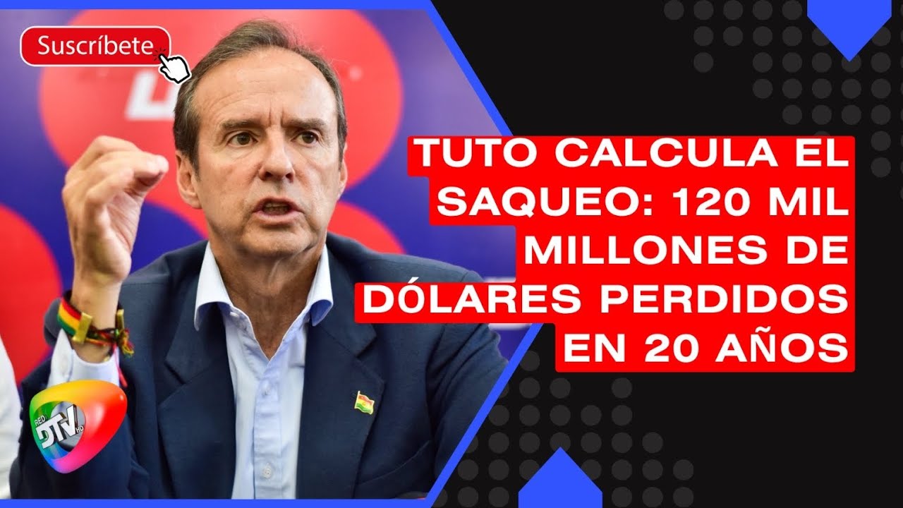 Tuto calcula el saqueo: 120 mil millones de dólares perdidos en 20 años ...